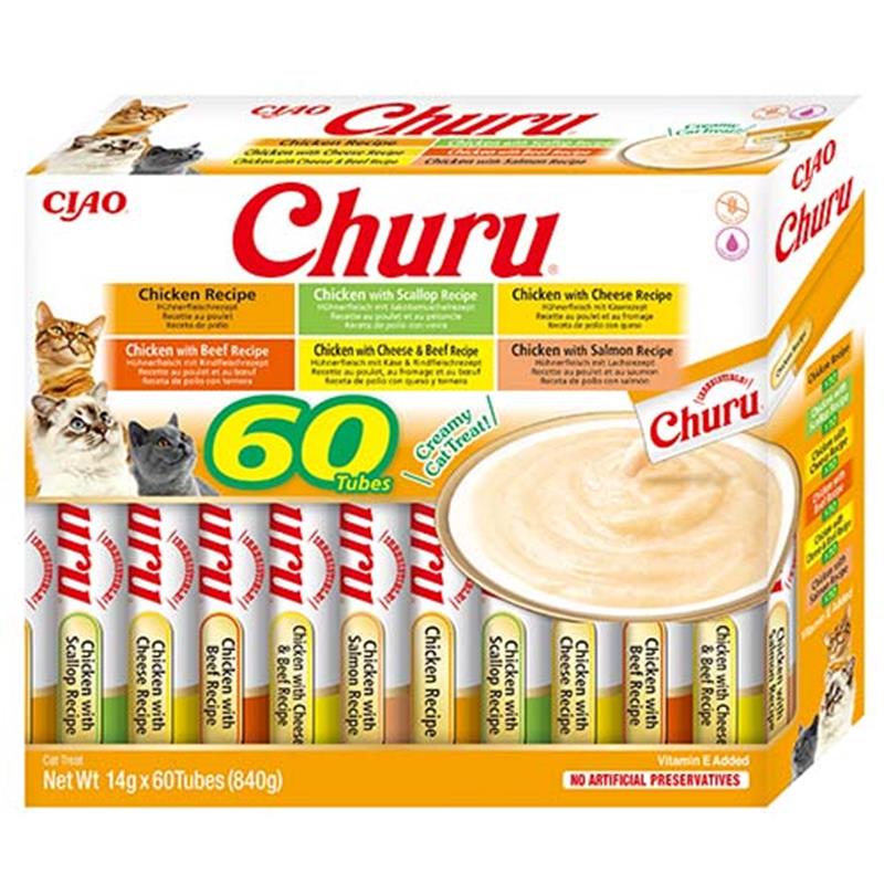 Inaba Cat Churu Varieties Chicken 60x14g günstig kaufen