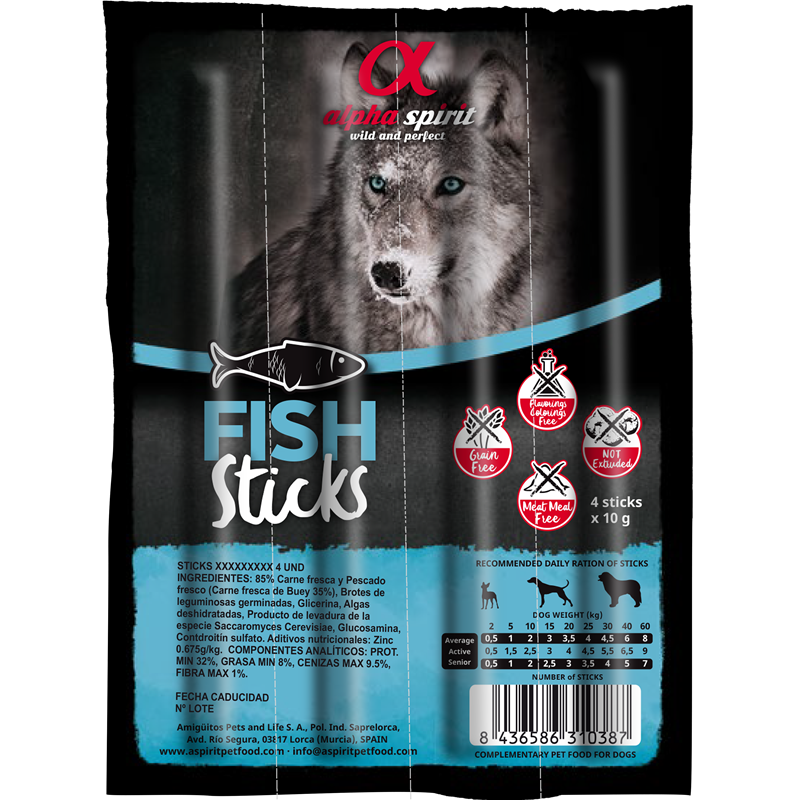 alpha spirit Ristra Stick Fisch 40 g günstig kaufen