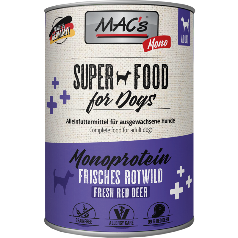 MAC's Dog Monoprotein Rotwild 400 g günstig kaufen