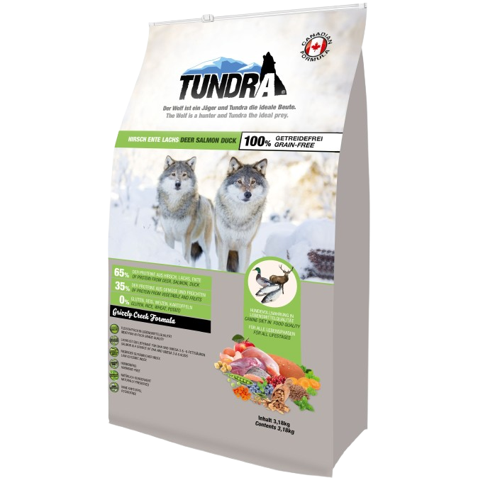 Tundra Dog Grizzly Creek Formula mit Hirsch, Ente, Lachs günstig kaufen