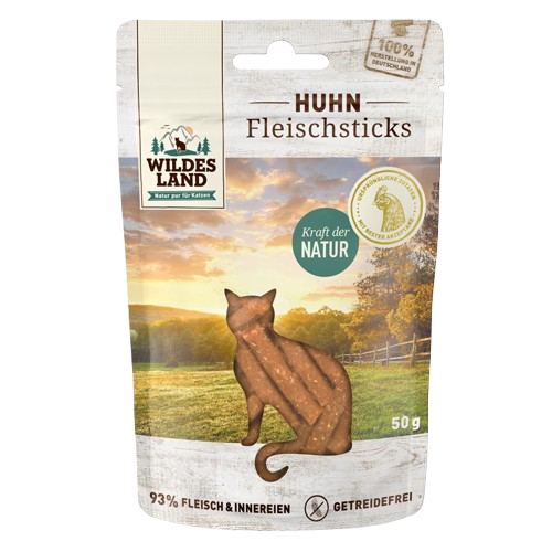 Wildes Land Huhn Pur Sticks 50 g günstig kaufen